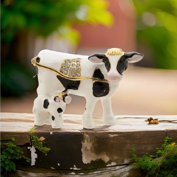 Storage & Organization | New Mama Cow Calf Jewelry Box | Poshmark